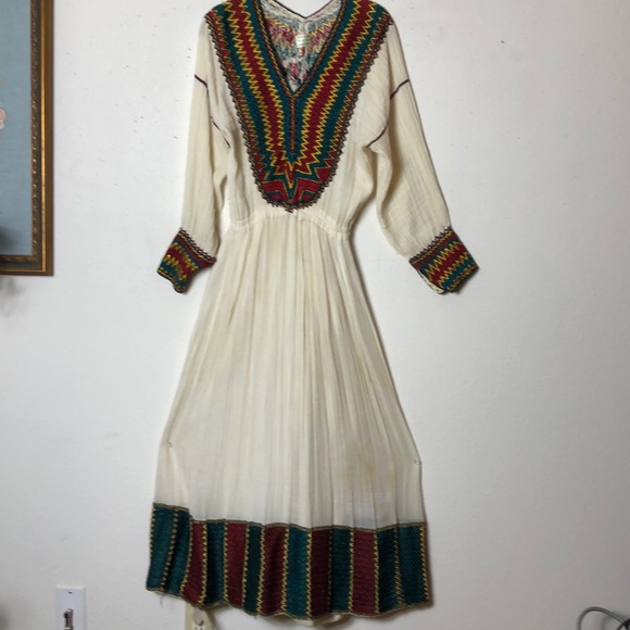 Vintage | Dresses | Ethiopian Eritrean Traditional Dress Made By Roha ...